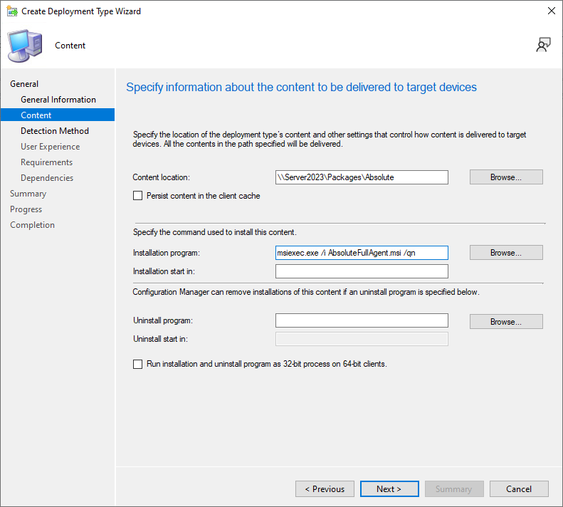 Deploy the Absolute agent via Microsoft System Center Configuration Manager (SCCM)
