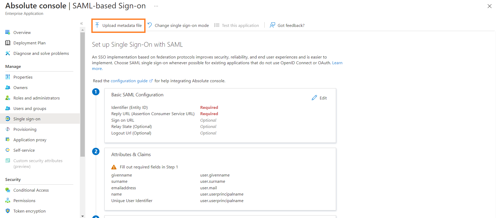 Single Sign On (SSO) Setup with Microsoft Azure Active Directory / Entra ID