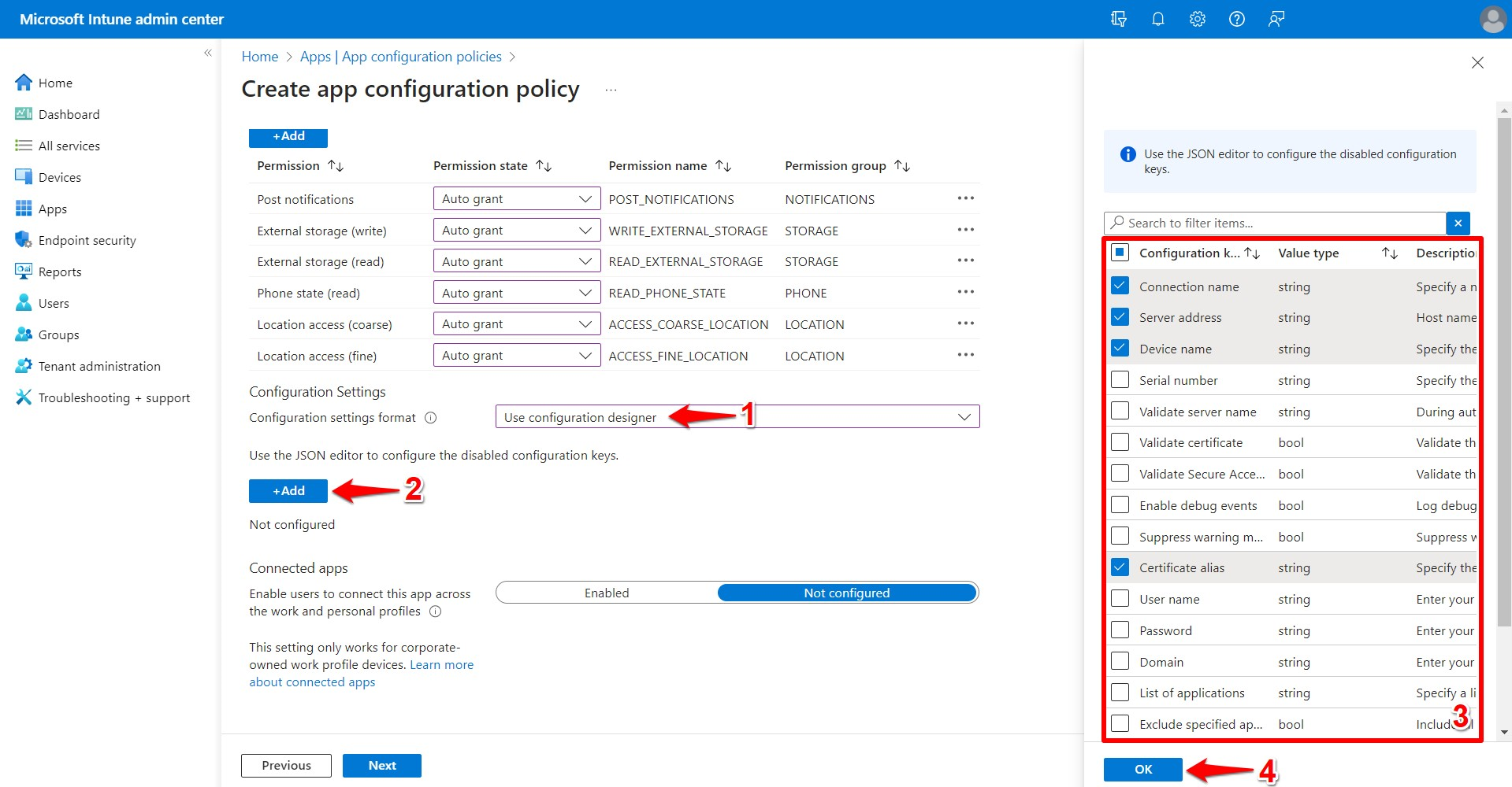 Android Intune Creating A User Initiated Vpn Profile With Certificate Authentication
