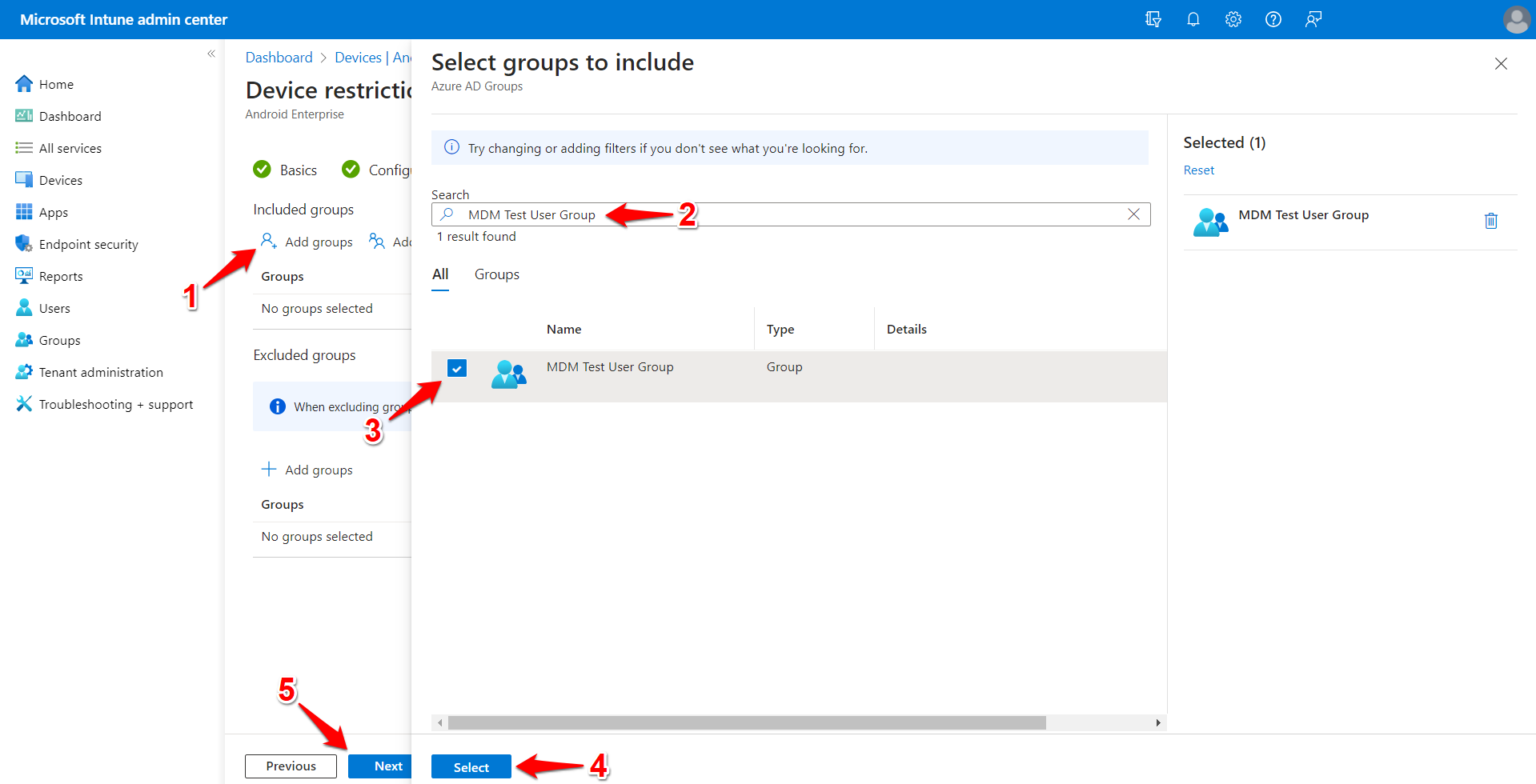 Android: Intune - Creating an Always-On VPN Profile