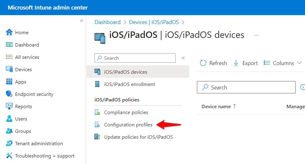 iOS/iPadOS: Intune - Preparing a Supervised iOS Device for Use with ...