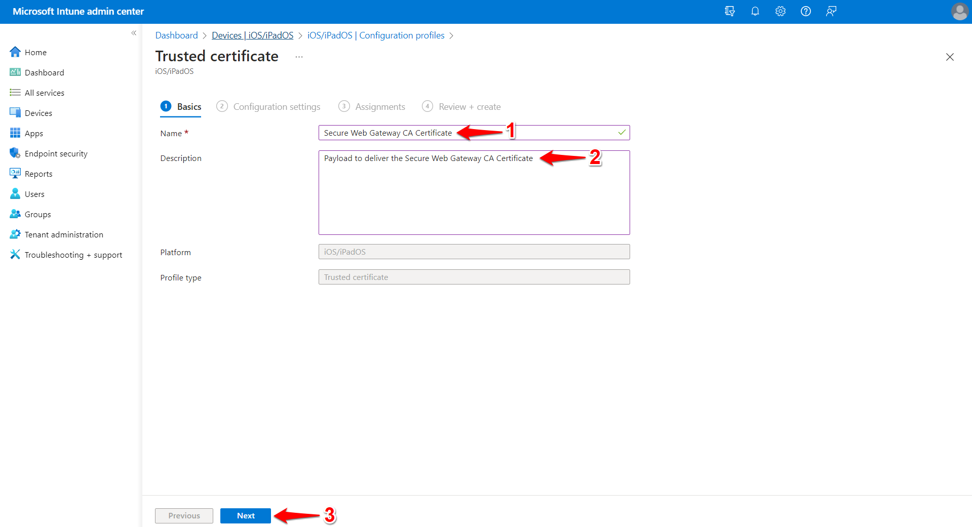 iOS/iPadOS: Intune - Preparing a Supervised iOS Device for Use with ...