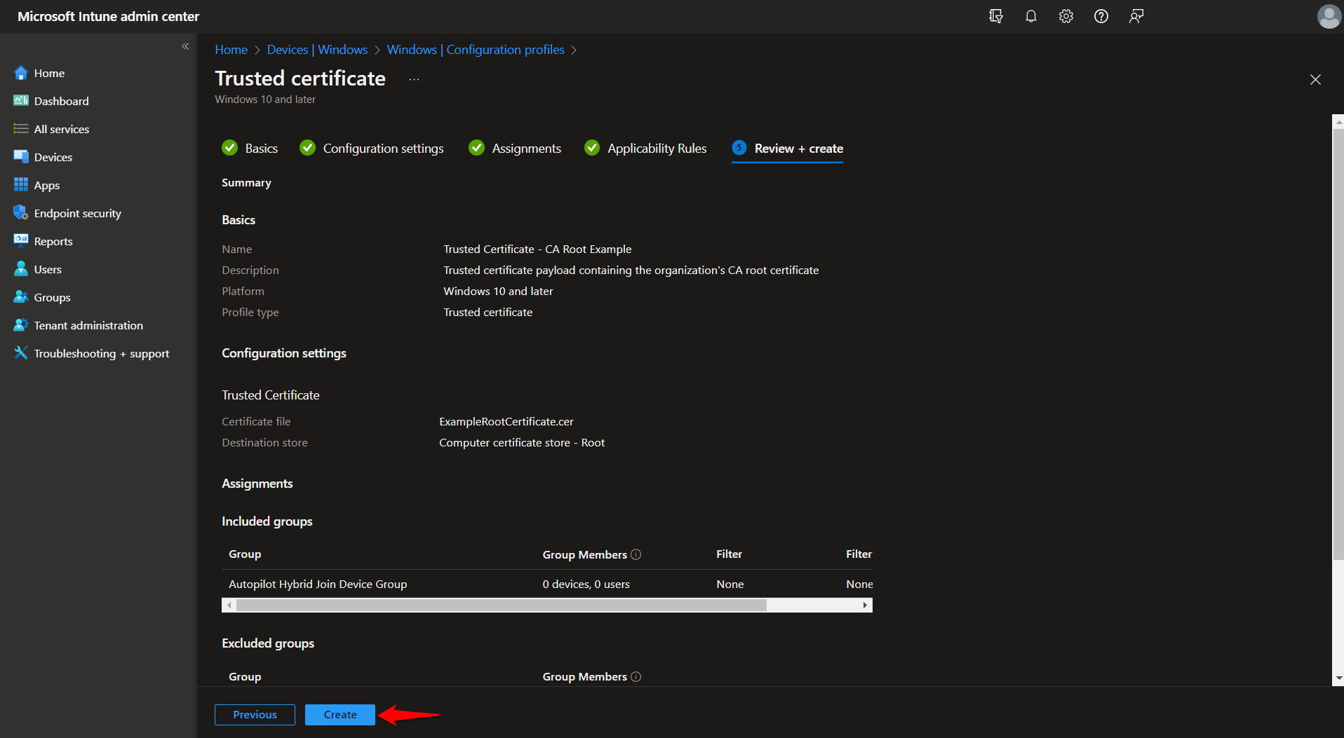 Windows: Intune - Configuring Absolute Secure Access for use with ...