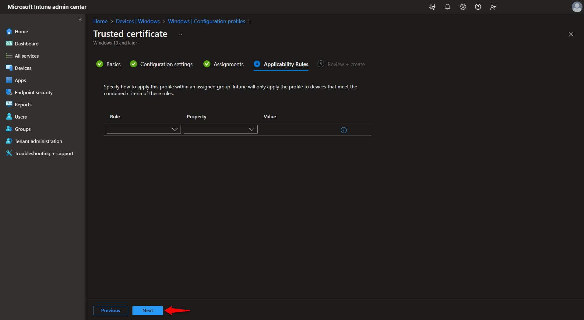 Windows: Intune - Configuring Absolute Secure Access for use with ...