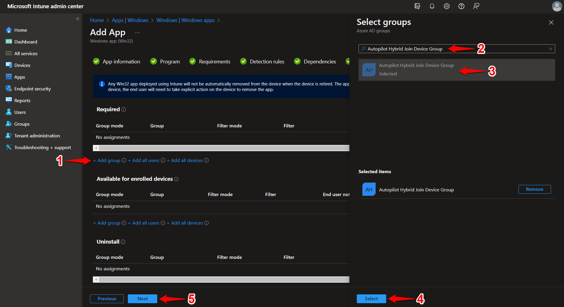 Windows Intune Configuring Absolute Secure Access For Use With Windows Autopilot User Driven