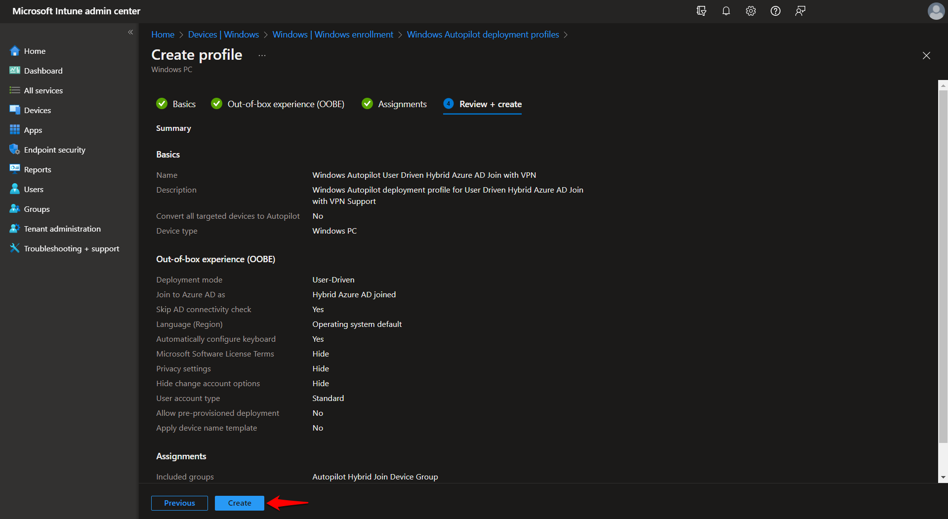 Windows Intune Configuring Absolute Secure Access For Use With