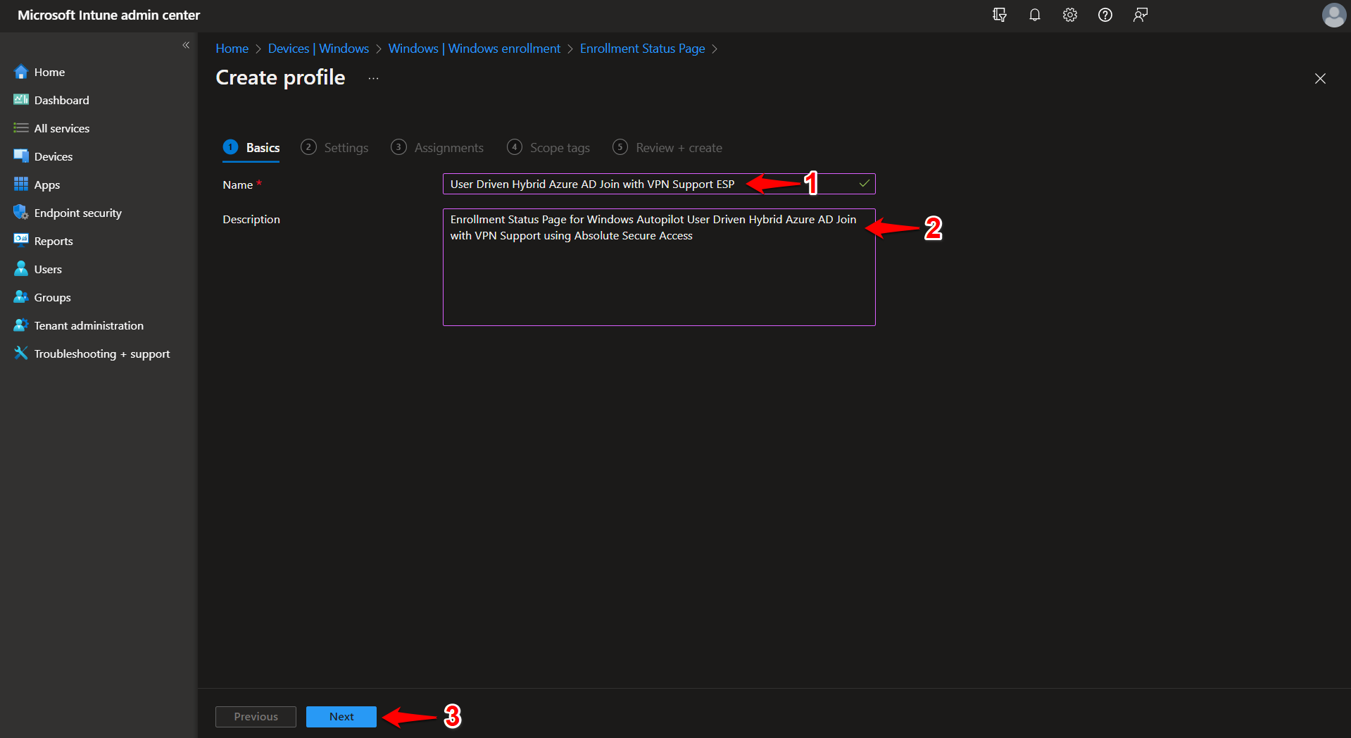 Windows: Intune - Configuring Absolute Secure Access for use with ...