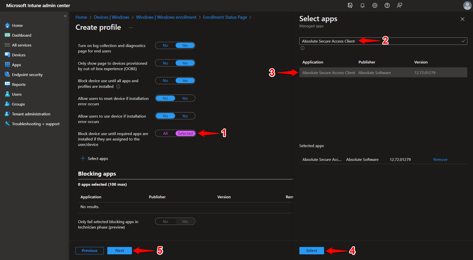 Windows: Intune - Configuring Absolute Secure Access for use with ...