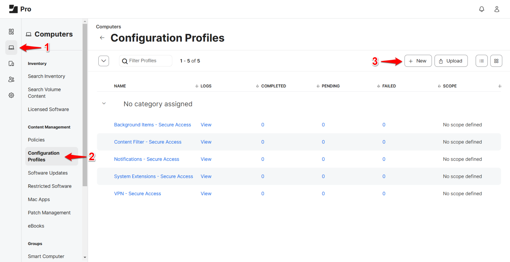macOS: Jamf Pro - Configuring Supporting Profiles for the Secure Access ...