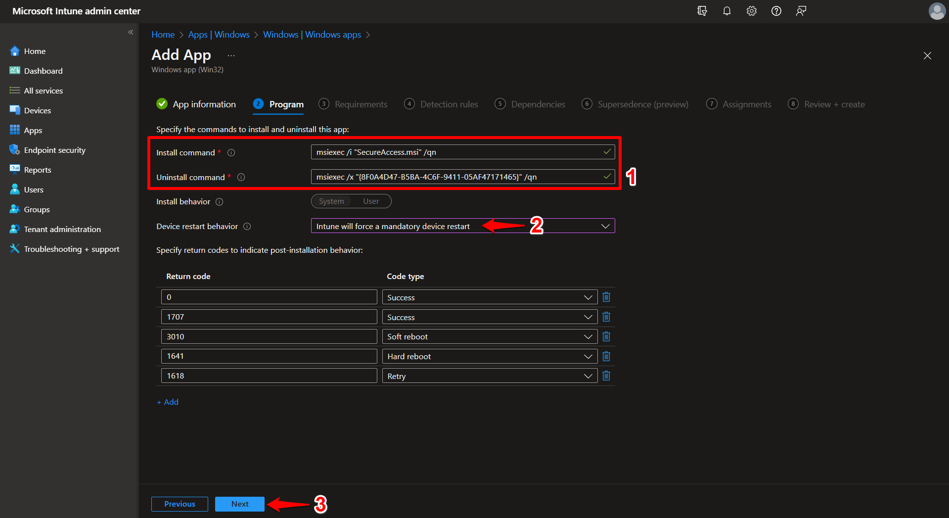 Windows: Intune - Deploying Absolute Secure Access