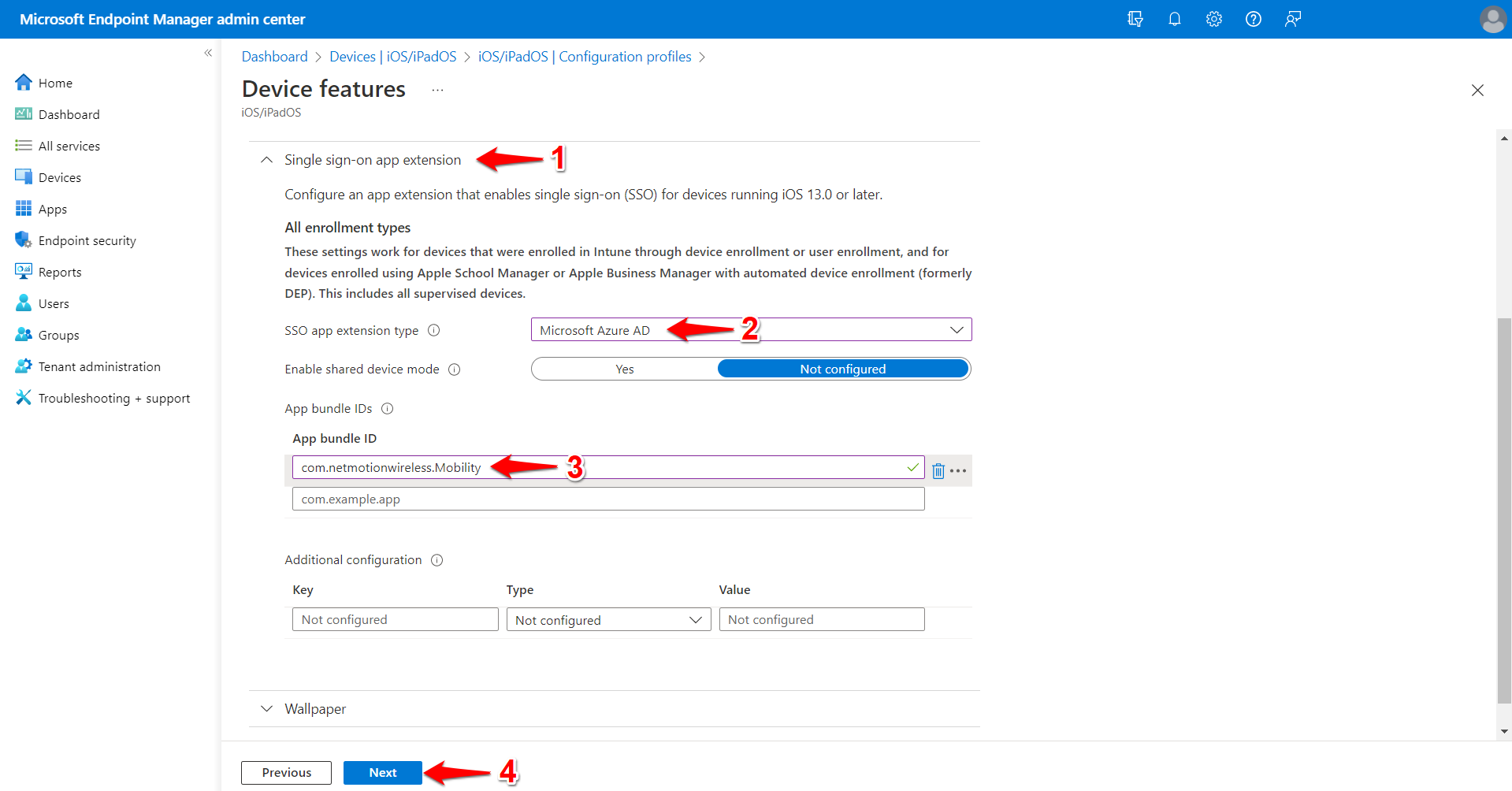 iOS/iPadOS: Intune - Creating a User Initiated VPN Profile with Azure ...
