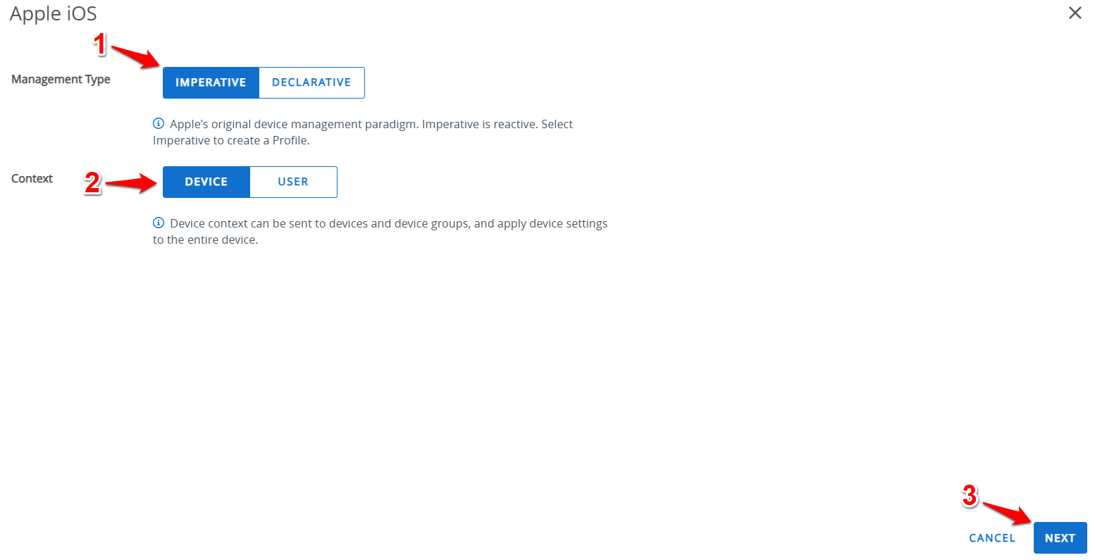 iOS/iPadOS: Workspace ONE - Creating a User Initiated VPN Profile with ...